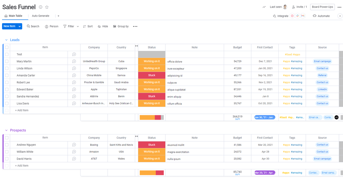 Case Study: Auto Generate monday.com App | LeanyLabs